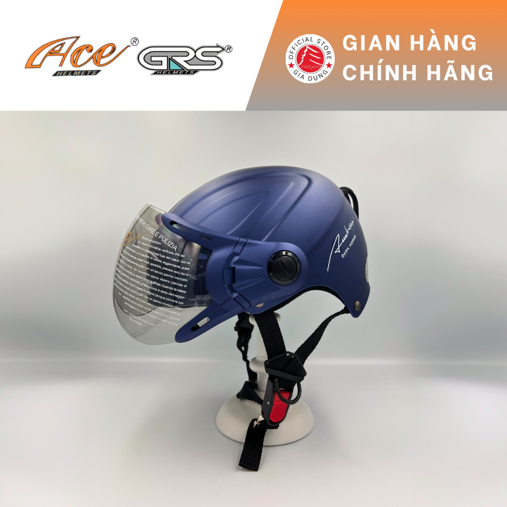 Grs ACE A860k half-head helmet for motorbikes | Shopee Malaysia