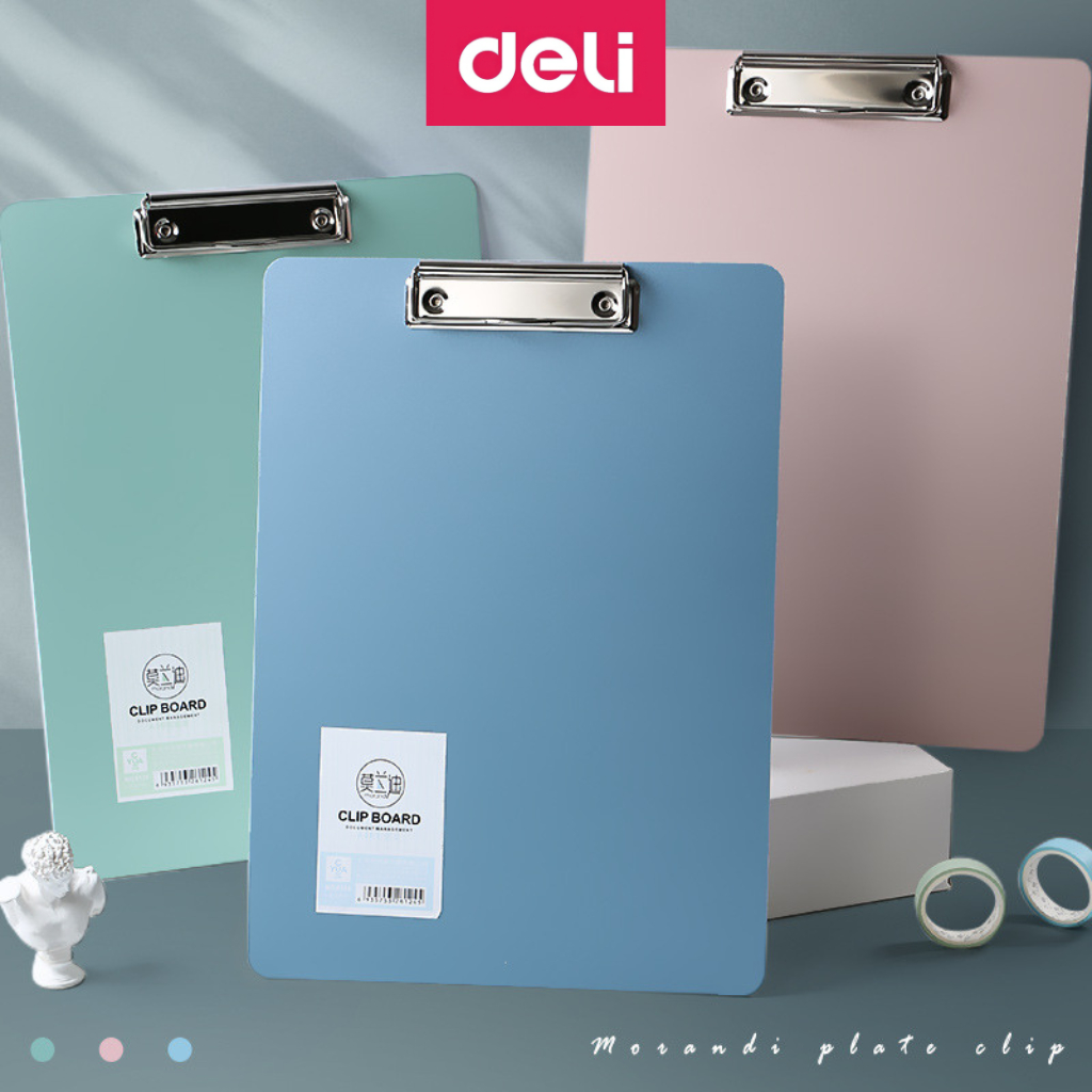 A4 Deli signature cover, folder, document, pastel paper | Shopee Malaysia