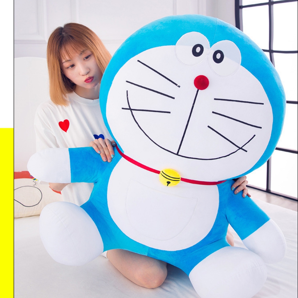 Doraemon teddy bear with high quality Korean velvet cover is soft ...