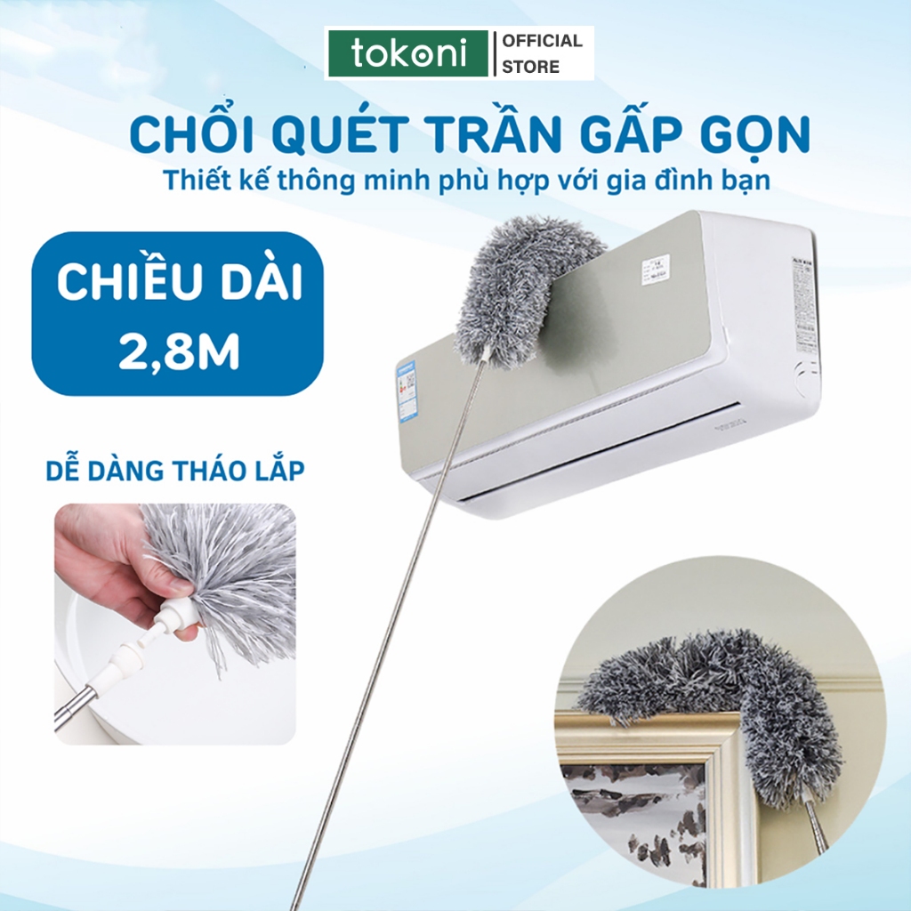 Jyoohome Multifunctional Spider Web Ceiling Brush Ceiling Sweeper 2m8 ...