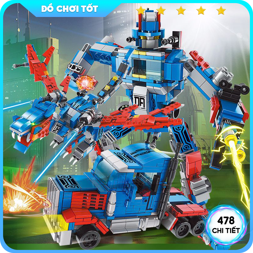 [478 Details] 478-piece Transformer Robot assembly toy set, Robot ...