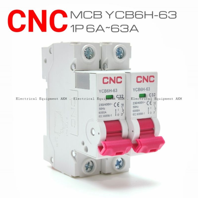 1 Phase Aptomat, MCB 1 Phase CNC 10A,16A,20A,25A,32A,40A,50 63A YCB6H ...