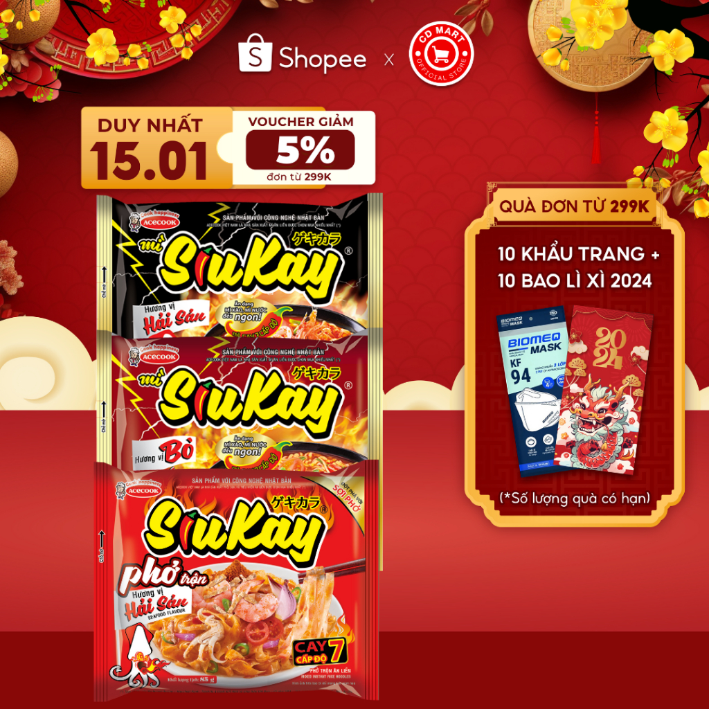Acecook Siukay Noodles And Pho (128g) | Shopee Malaysia