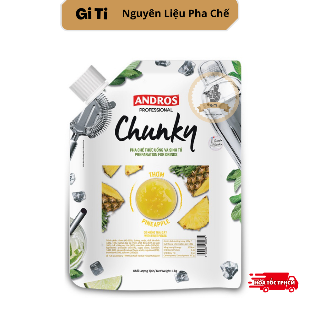Fragrant Chunky Jam | Andros Chunky Pineapple 1kg | Shopee Malaysia