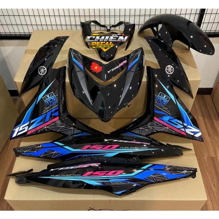 Exciter 150cc Removable Stamp y15zr Stamp Sample Black Blue Rose Gray ...