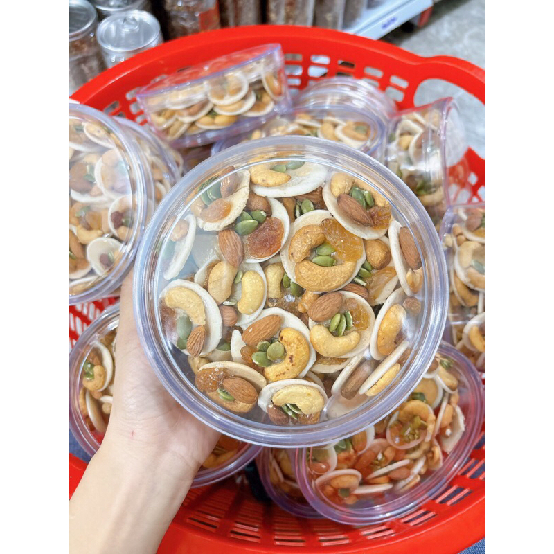 Coin cake mixed with seeds in round box 500g | Shopee Malaysia