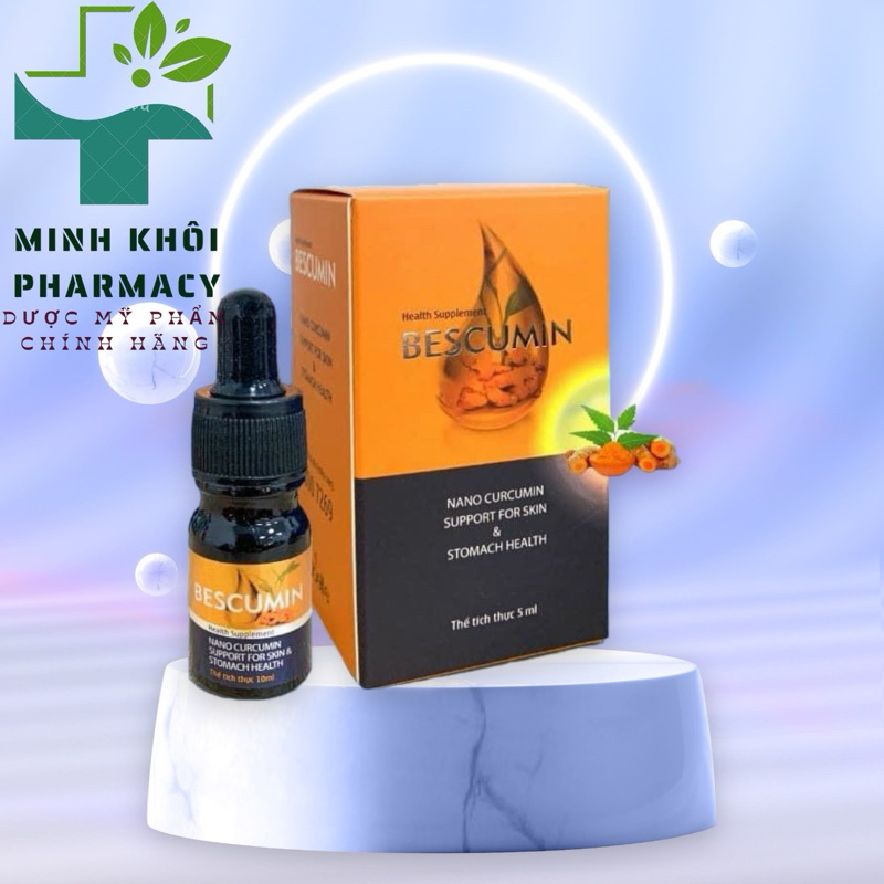 Nano turmeric essence to protect stomach lining Bescumin Fobe bottle ...