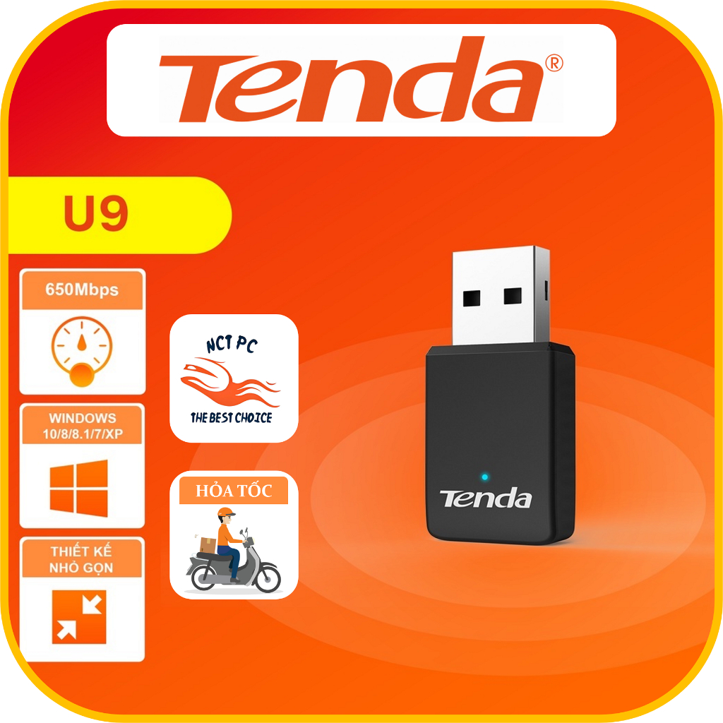 Tenda USB Wifi connection U9 AC standard speed 650Mbps - error | Shopee ...