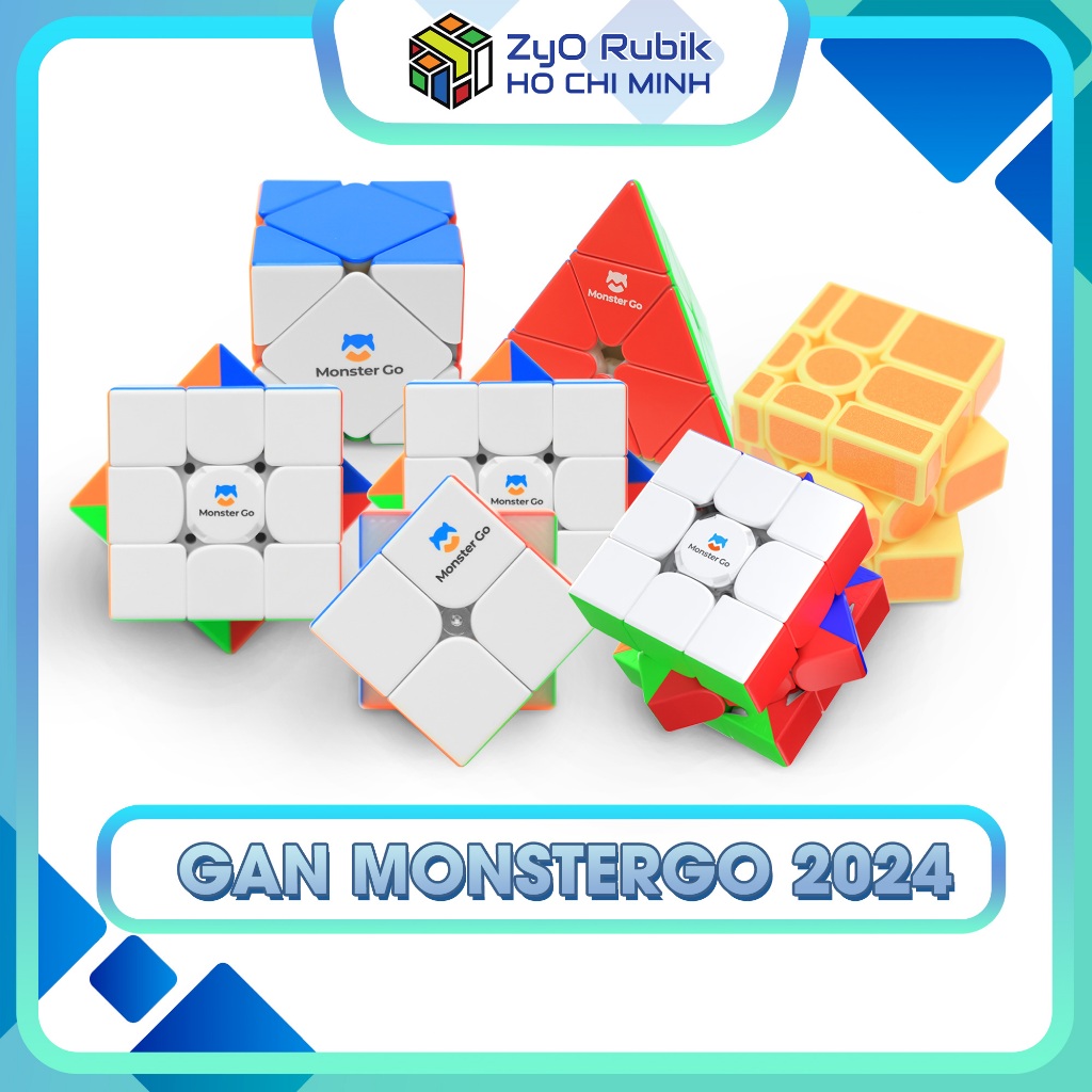 Rubik Gan Monster Go 2024- Rubik Gan Monster Combo - Intellectual Development Toy - Zyo Rubik Ho ...