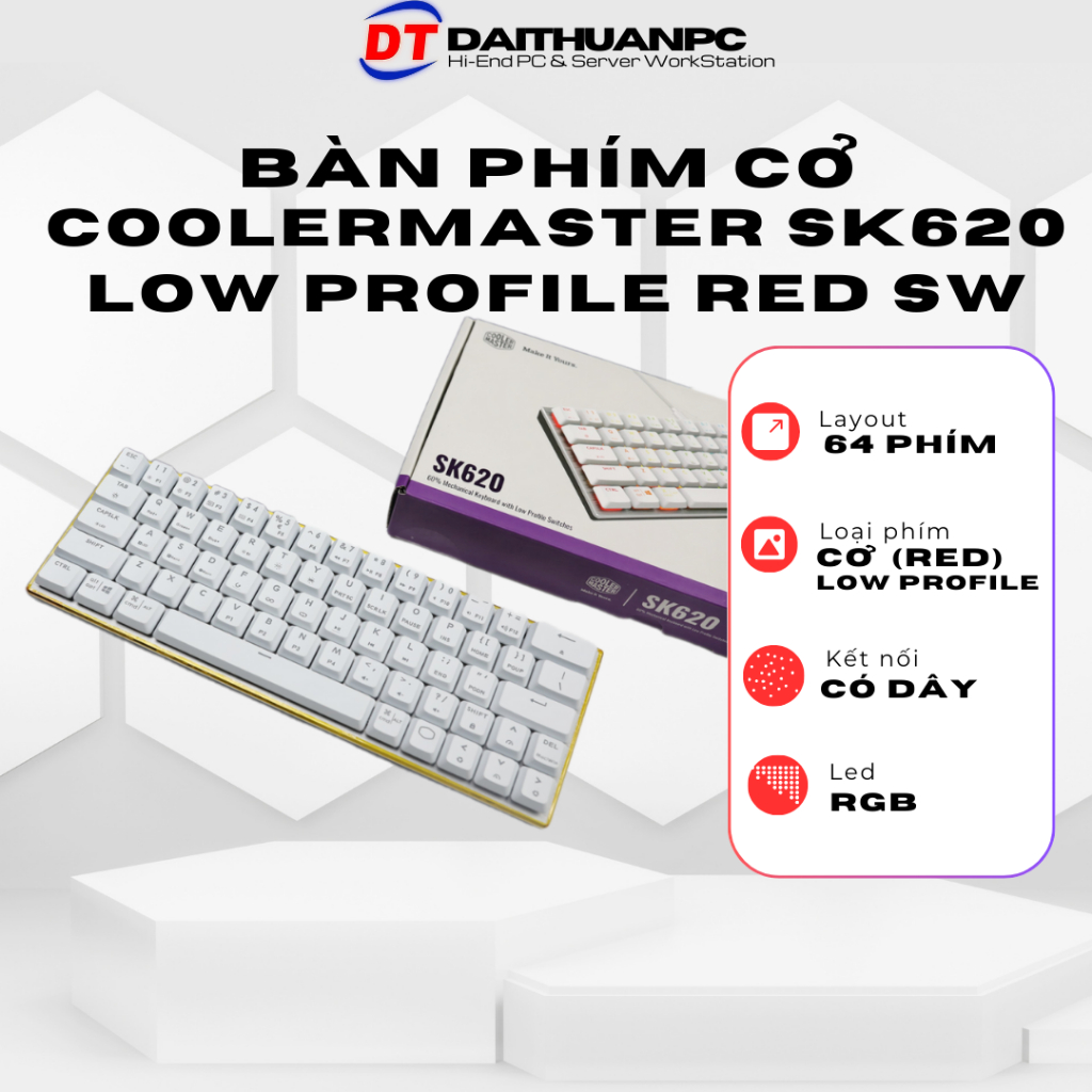 Coolermaster SK620 mechanical keyboard | Shopee Malaysia
