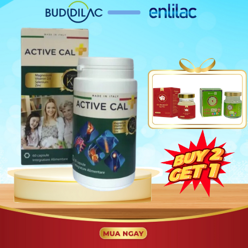 Calcium Active Cal Plus - Organic Calcium + Vitamin D3 K2 - Box of 60 ...