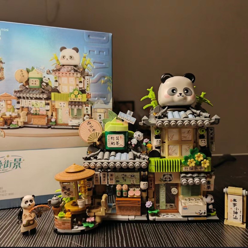 Loz Panda Panda Panda Panda Model ABS Plastic Building Block Assembly ...