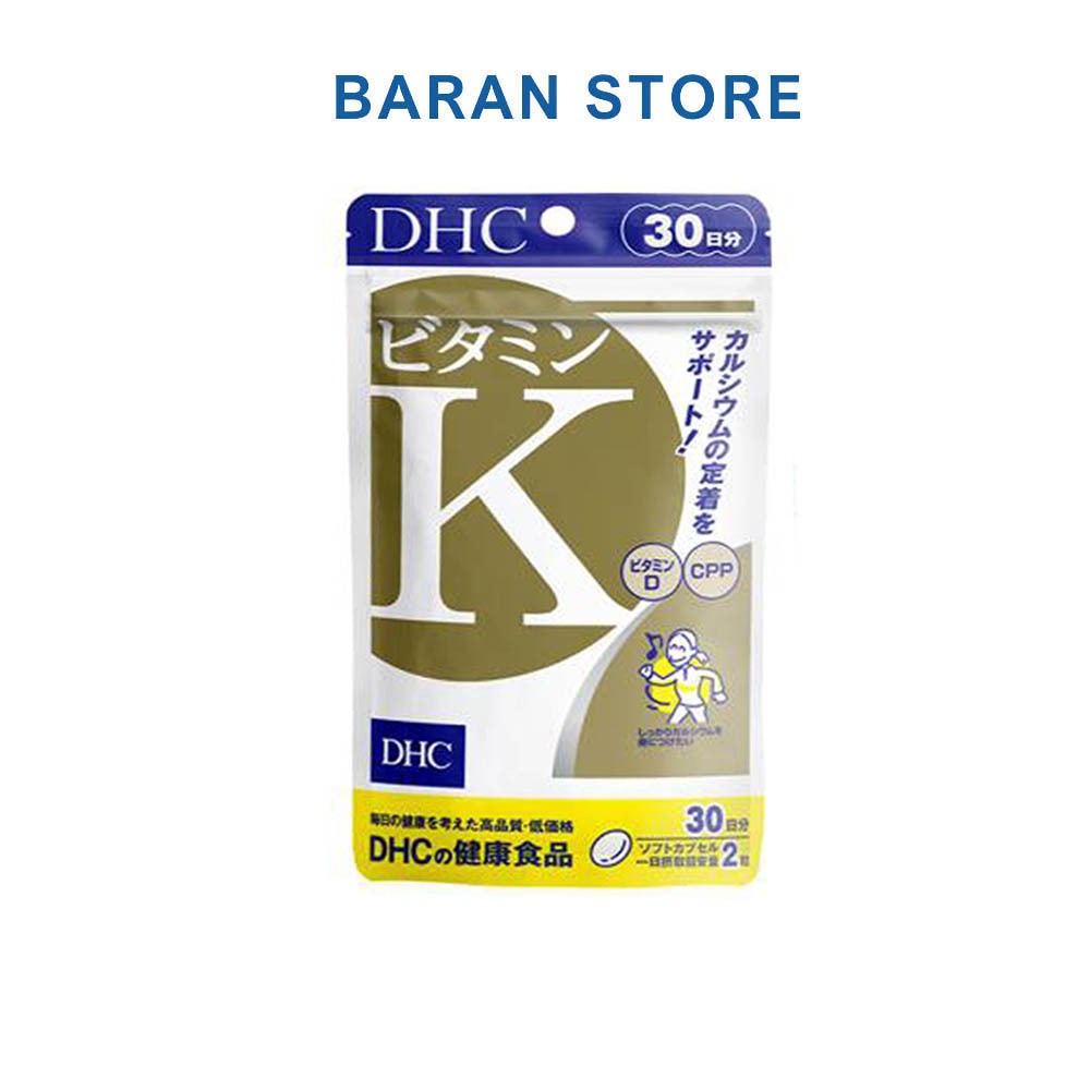 DHC vitamin K pills 30 days of 60 pills from Japan shop Baran Store ...