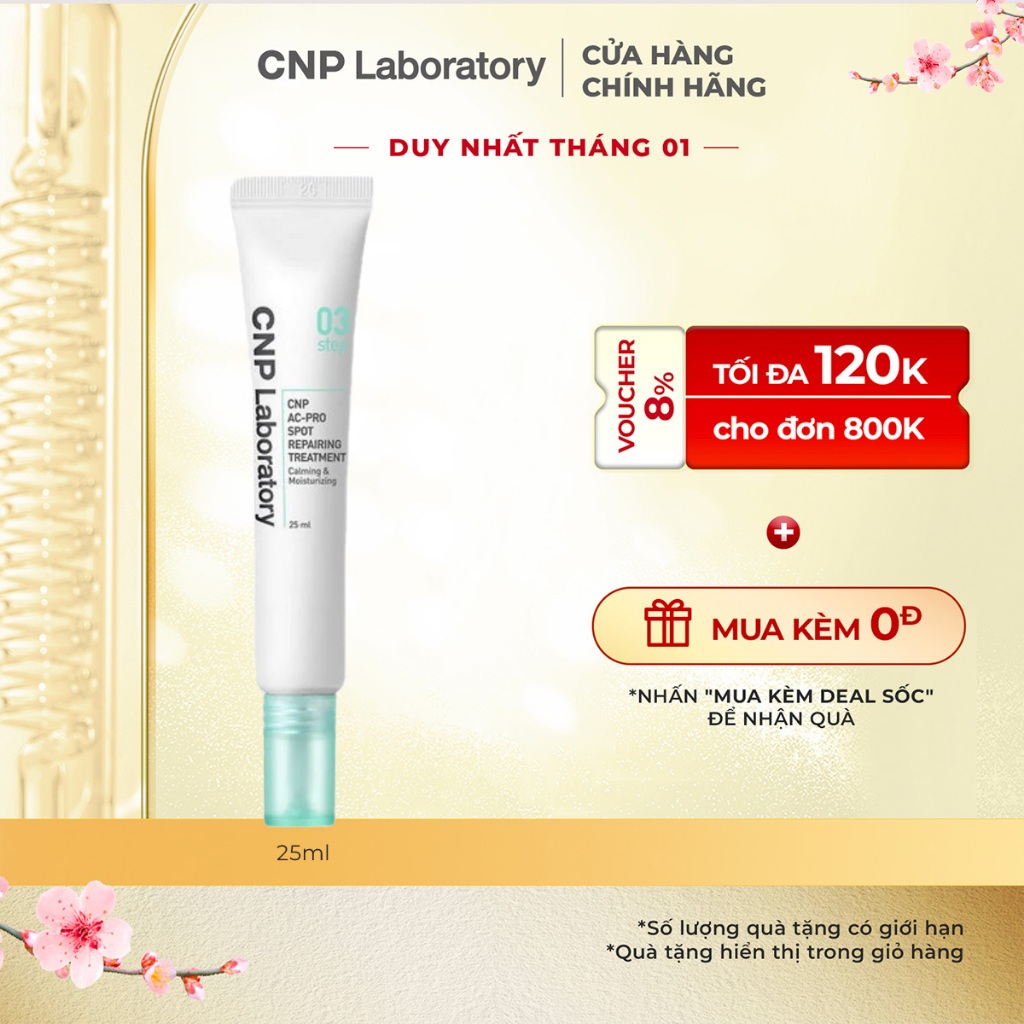 Tube for inflammatory acne & red spots after acne CNP AC-PRO Repairing ...