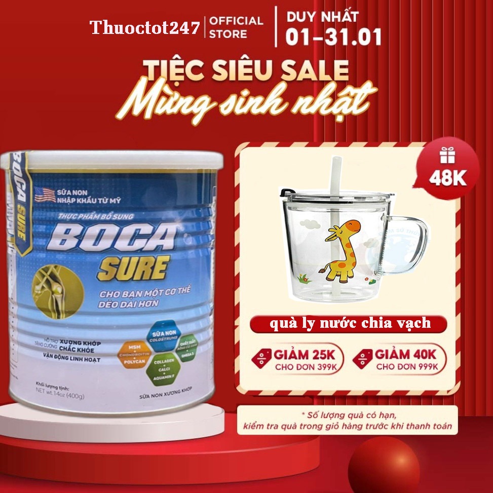 Imported Boca Sure Gold bone and joint colostrum 650g box | Shopee Malaysia