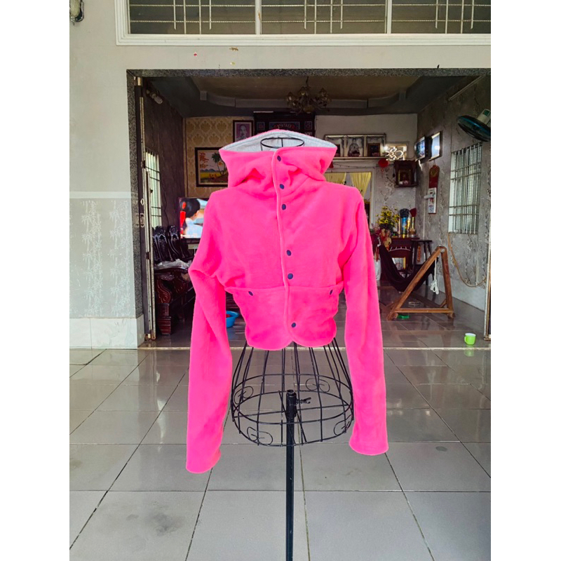 Jacket 2-layer Velvet Felt Busy With 2 Surfaces-2 Different Colors ...