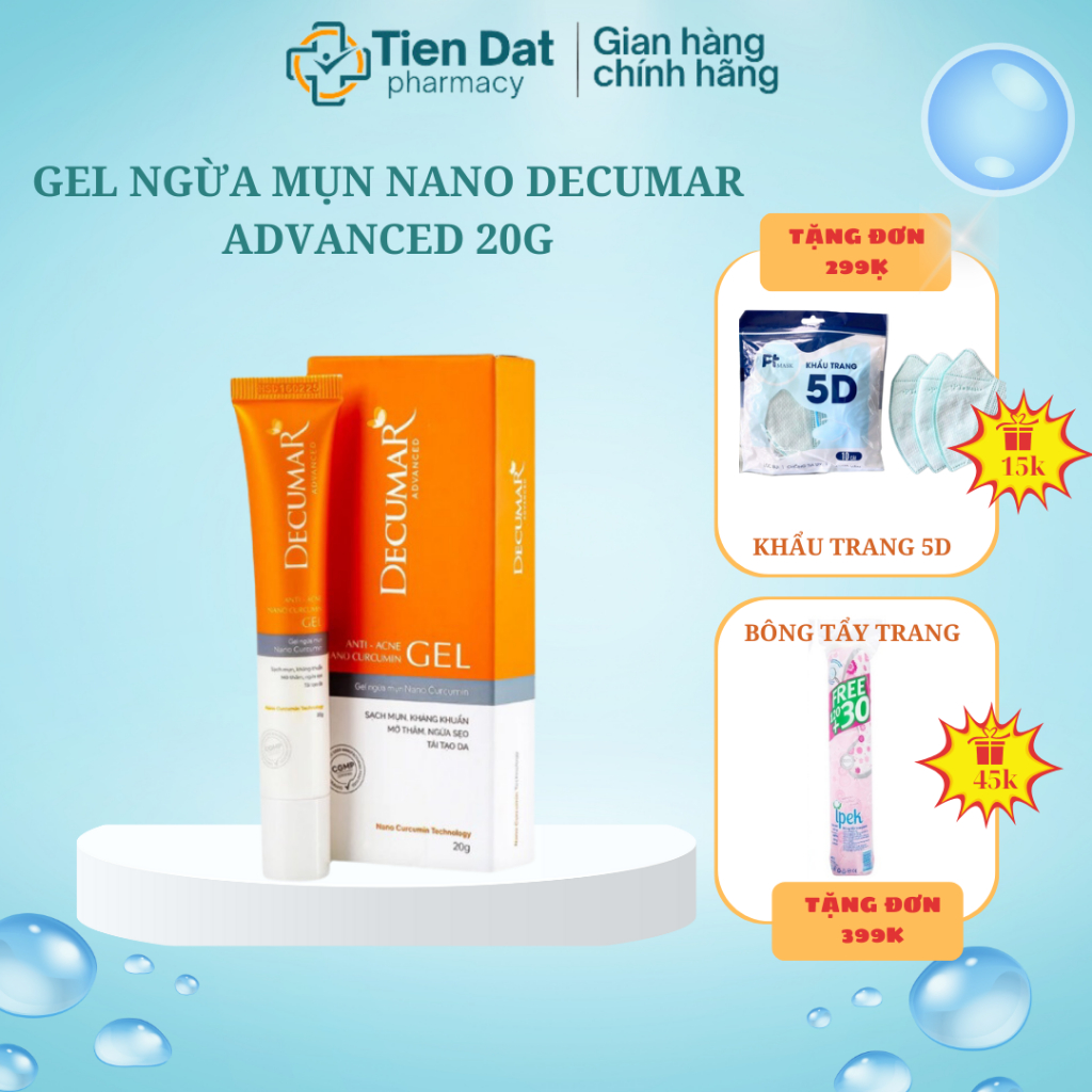 Decumar Advanced Gel prevents acne reduces dark spots, softens skin ...