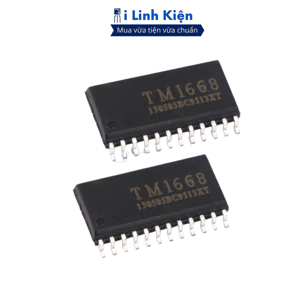 Tm1668 Genuine ilinhkien led scanning IC and keyboard | Shopee Malaysia