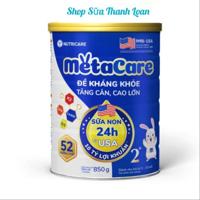 [Performance August 2026] [New Model] Nutricare MetaCare 2+ Powdered Milk 850g Healthy ...