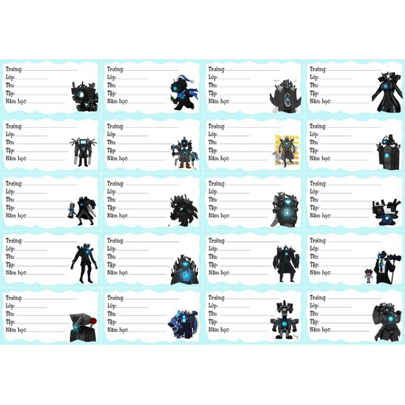 Titan camera man skibidi toilet stickers 40 stickers / titan camera man ...