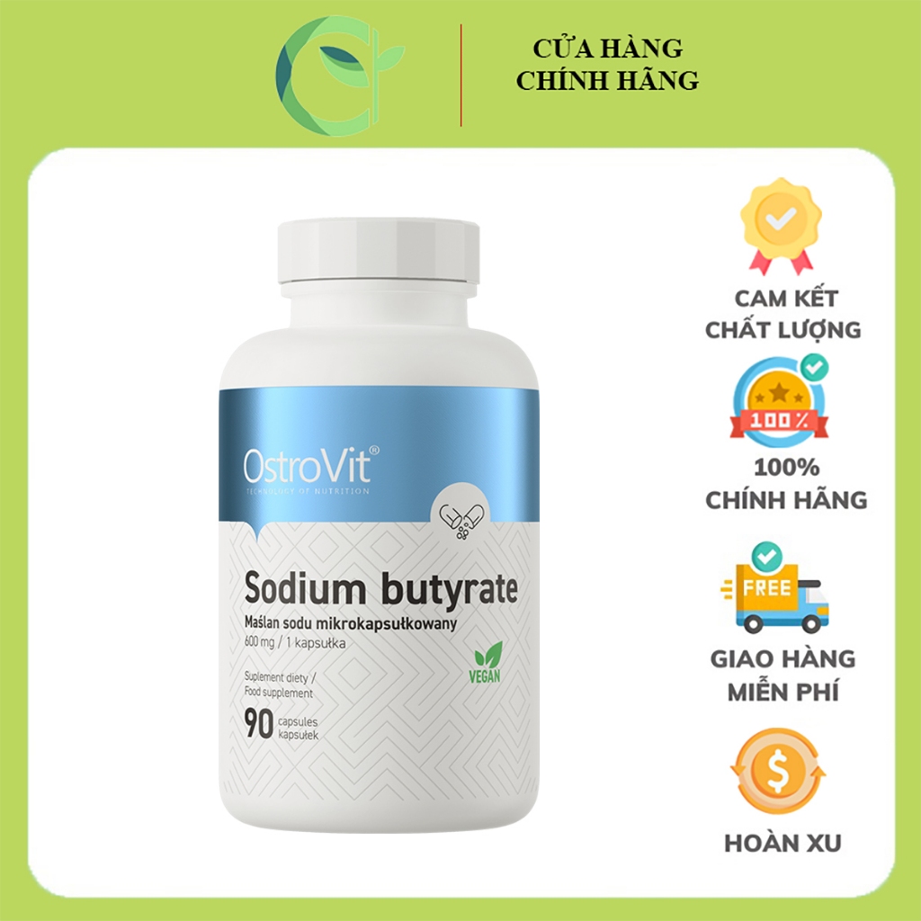 Ostrovite Sodium Butyrate 90 Tablets - Support Intestinal Tract ...