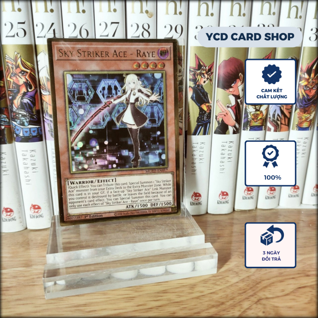 Genuine Sky Striker Ace yugioh Card - Raye - Premium Gold Rare | Shopee ...
