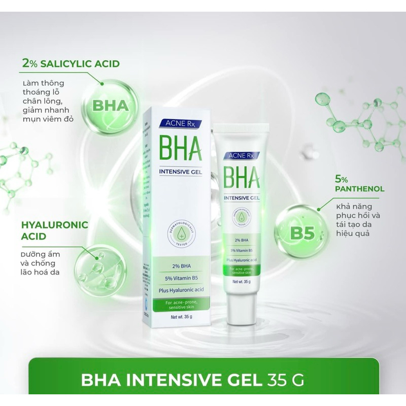 Acne RX BHA INTENSIVE Gel - Nourishing Gel for ACNE-prone skin [35g ...