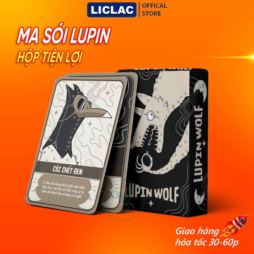 Lupin 35-leaf Wolf Ghost Deck With Beautiful Thick Paper Material ...