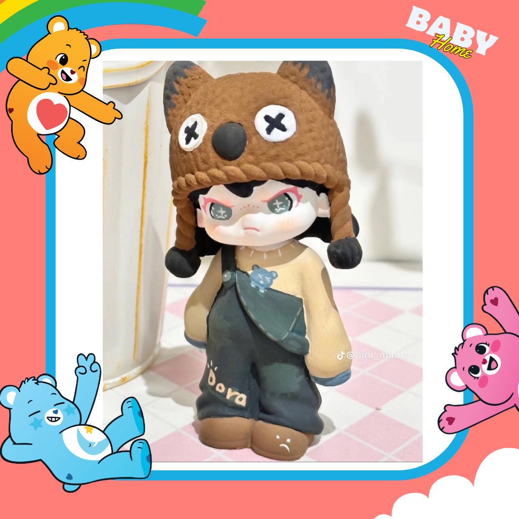 Large Dora Coloring Plaster Statue - Baby Coloring Toy With acrylic ...