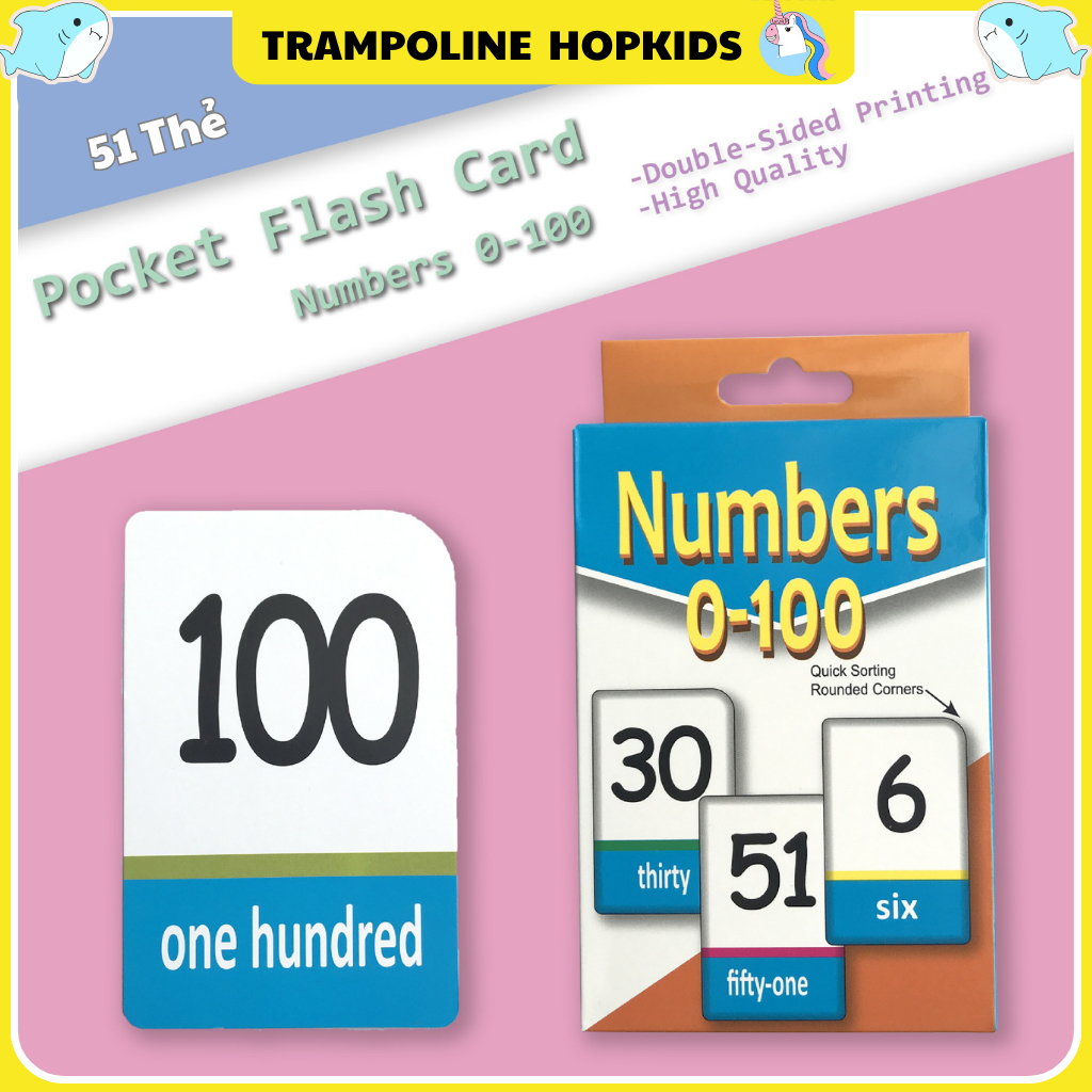 English Counting Flashcard 1-100 Hopkids – Teaching Children to ...