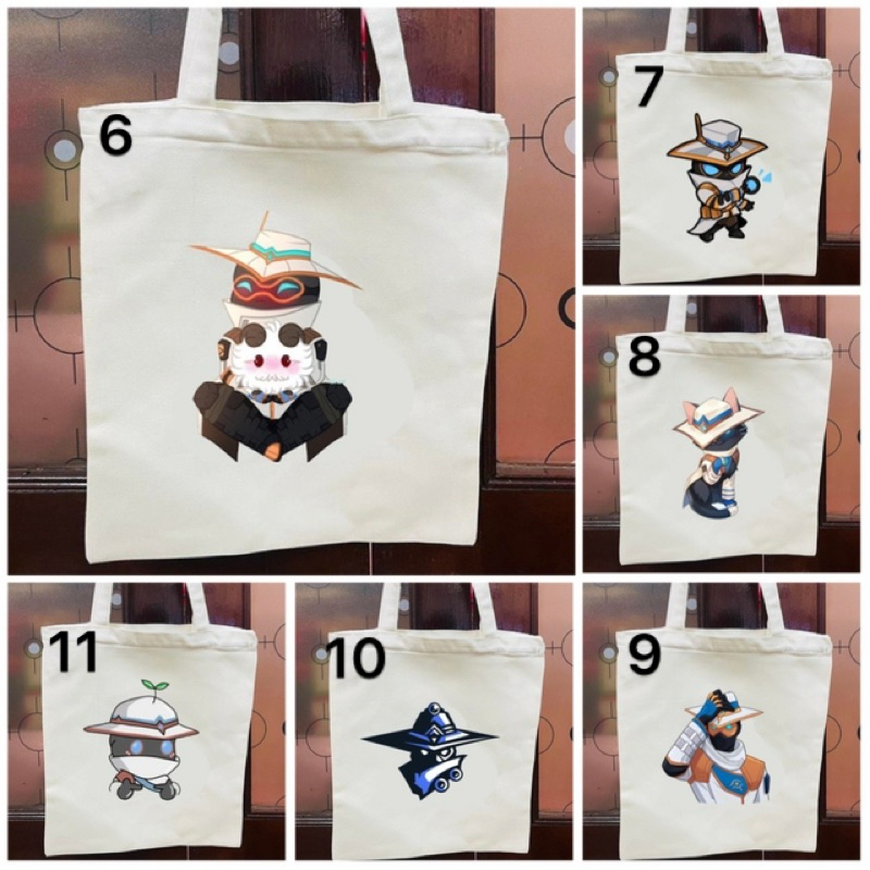 Cypher valorant handbag / cypher shaped tote bag valorant strategy Game ...