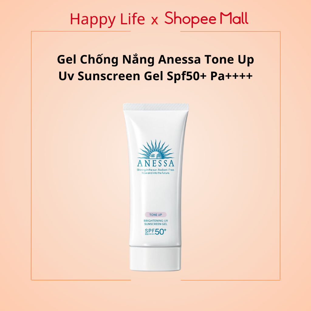 Anessa Sunscreen Gel Brightening Tone & Skin Tone Correcting Brightening UV SPF50+ PA++++ 90G ...