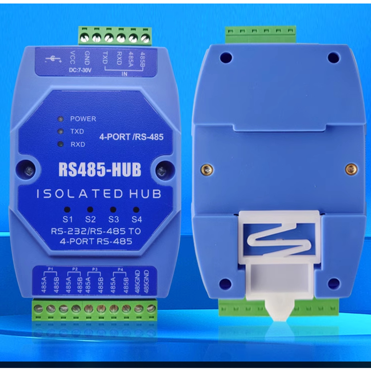 RS485 signal splitter with isolation, surge protection - RS485 Hub ...