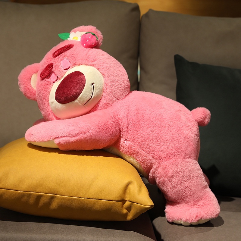 Lotso Huggin Bear Strawberry Teddy Bear Ruffled Strawberry Lying Giant ...
