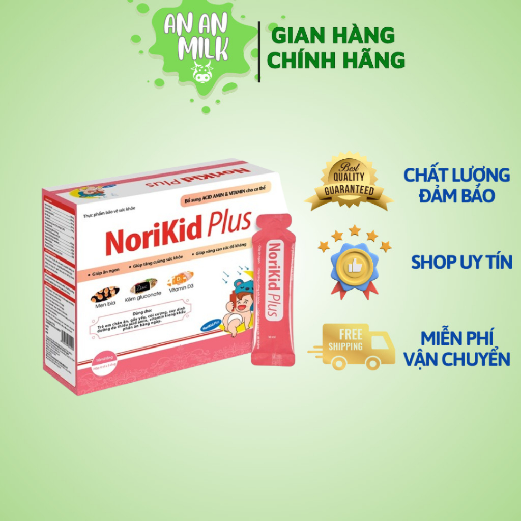 Norikid PLUS Delicious Syrup Helps Improve Anorexia Constipation ...