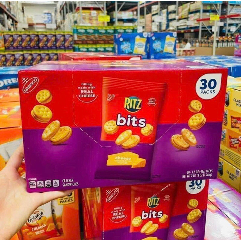 American RITZ Cheese Cake Box of 30 Super Large Packs 1.26kg (Filled ...