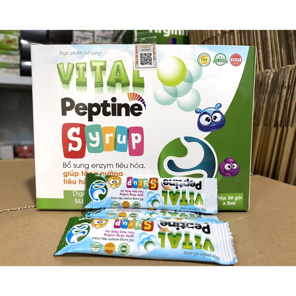 Vital Peptine Syrup enhances food digestion, enzymes balance intestinal ...