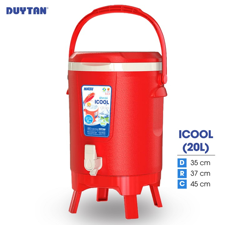Icool 20L DUY TAN plastic thermos ice bottle (35 x 37 x 45 cm) | Shopee Malaysia