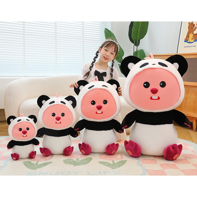 Panda loopy teddy bear. Imported loopy pororo stuffed animal | Shopee ...