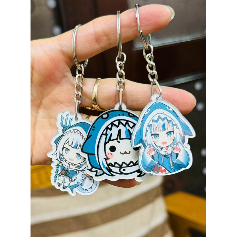 Gawr Gure Hololive keychain / Gawr Gura vtuber keychain | Shopee Malaysia