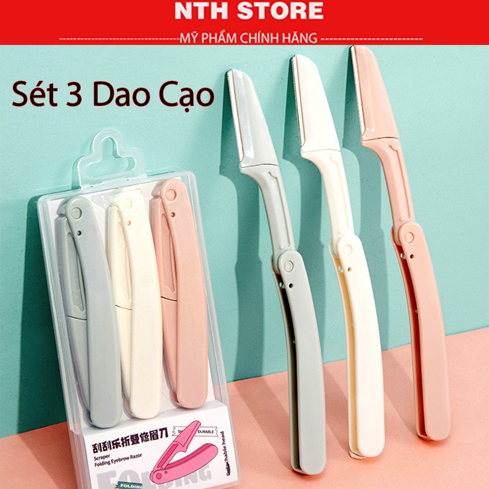 Eyebrow Razor Set of 3 with Plastic Box | Shopee Malaysia