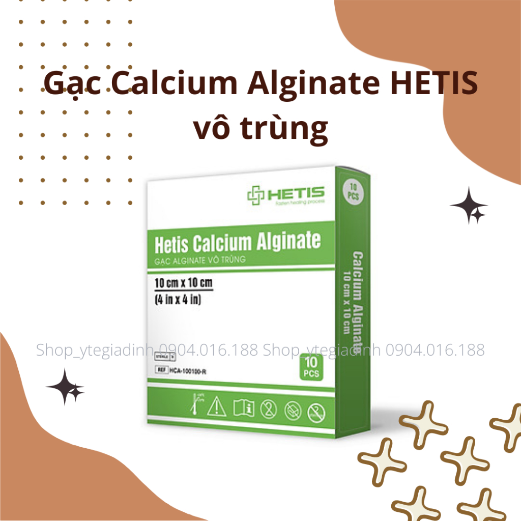 Sterile HETIS Calcium Alginate Gauze | Shopee Malaysia