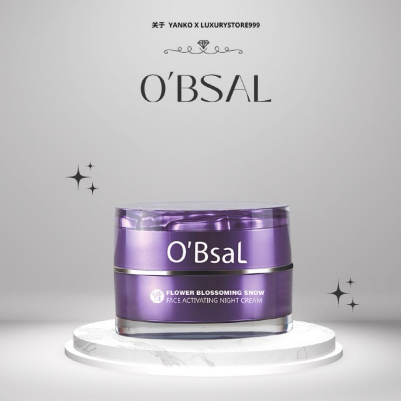 O'bsal Cream Moisturizes, Restores, Whitens Dark Spots Slingshotm ...