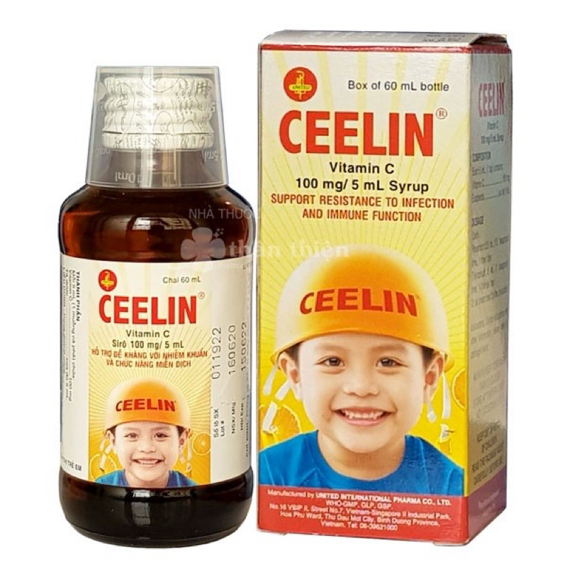 Ceelin Syrup Increase Resistance, Supplement Vitamin C (60ml - 120ml ...