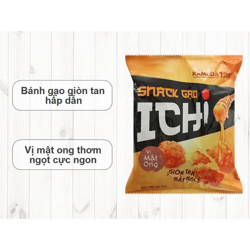 Ichi Snack honey rice cake 150g pack (10 packs x 15g) | Shopee Malaysia