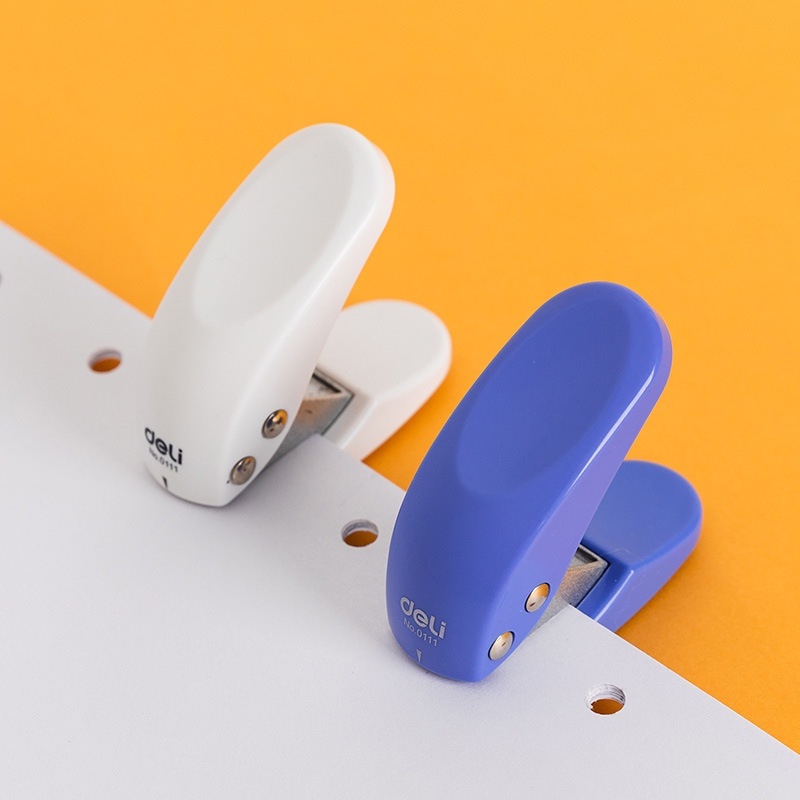 Paper Punching Tool, Deli Paper Hole Punching (Stamp 1 Hole) | Shopee ...