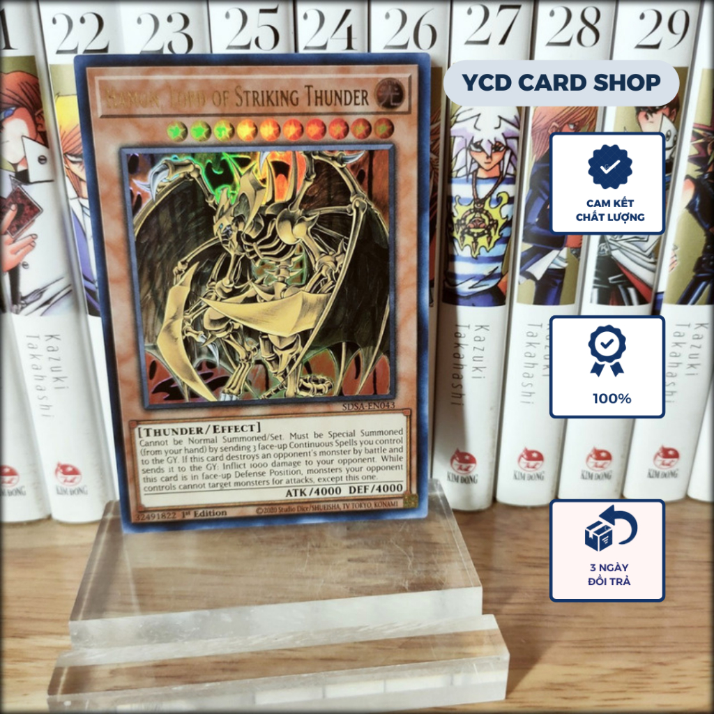Genuine Yugioh Card Hamon, Lord of Striking Thunder - Ultra Rare ...