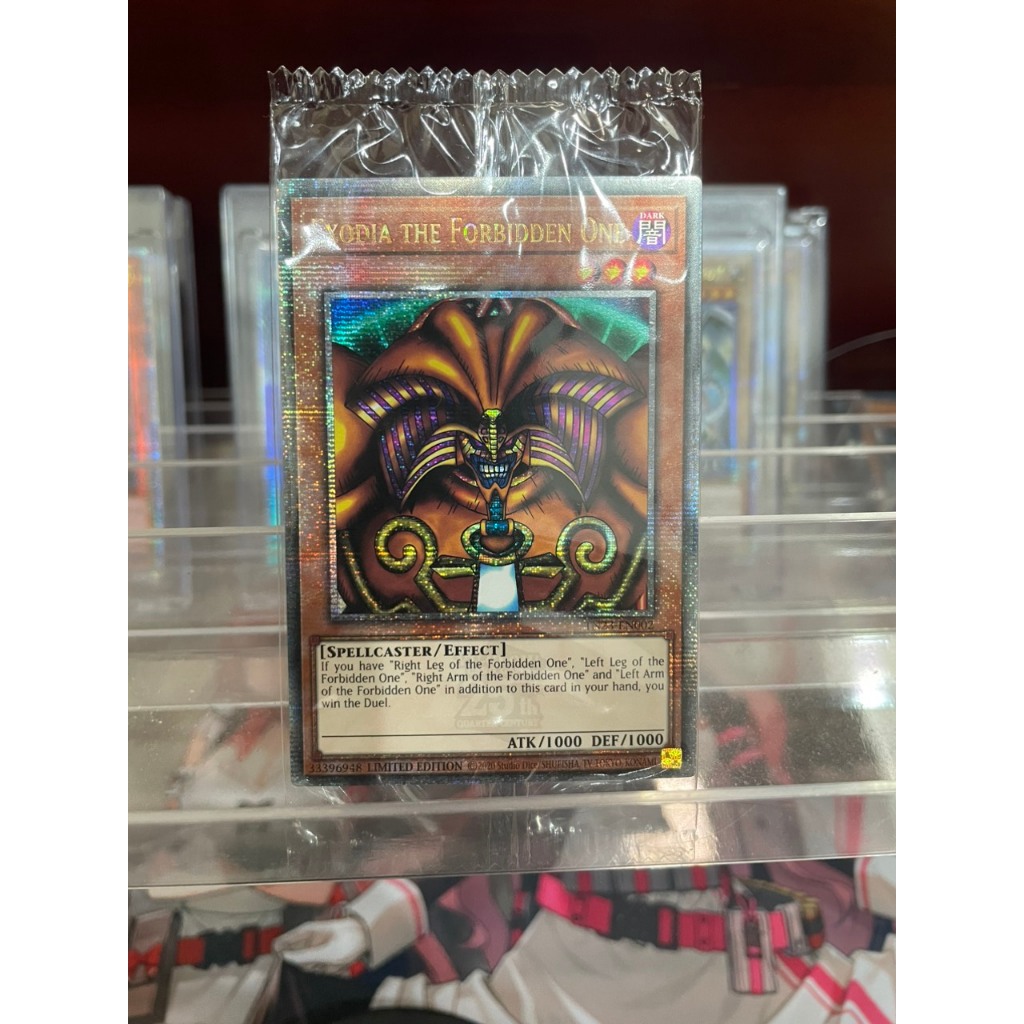 Exodia the Forbidden One Card - TN23-EN002 - Quarter Century Rare 1st ...