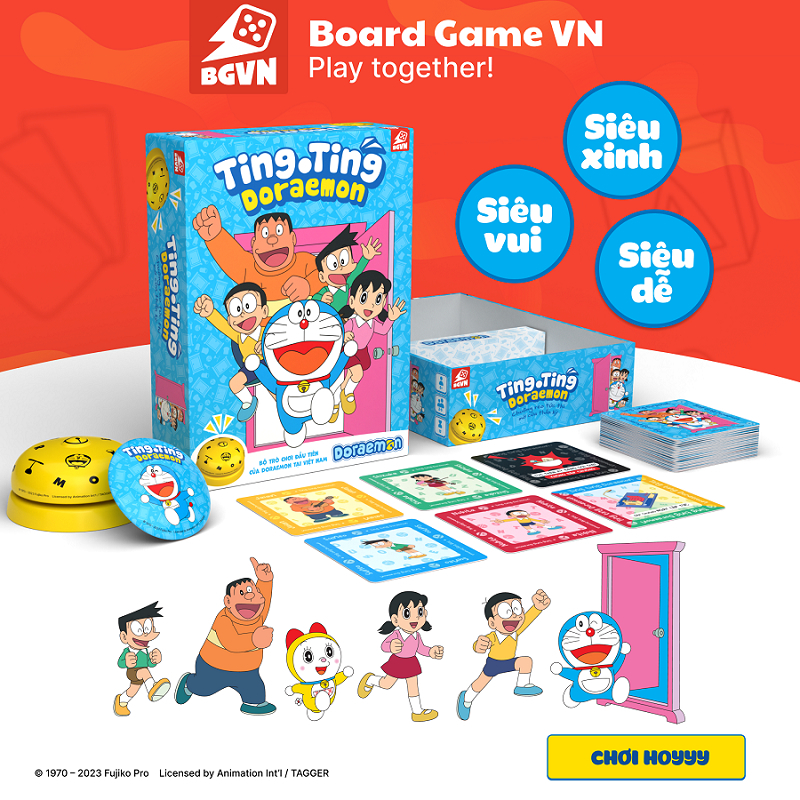 Ting Ting Doraemon Game Set: The first official Doraemon game set for ...