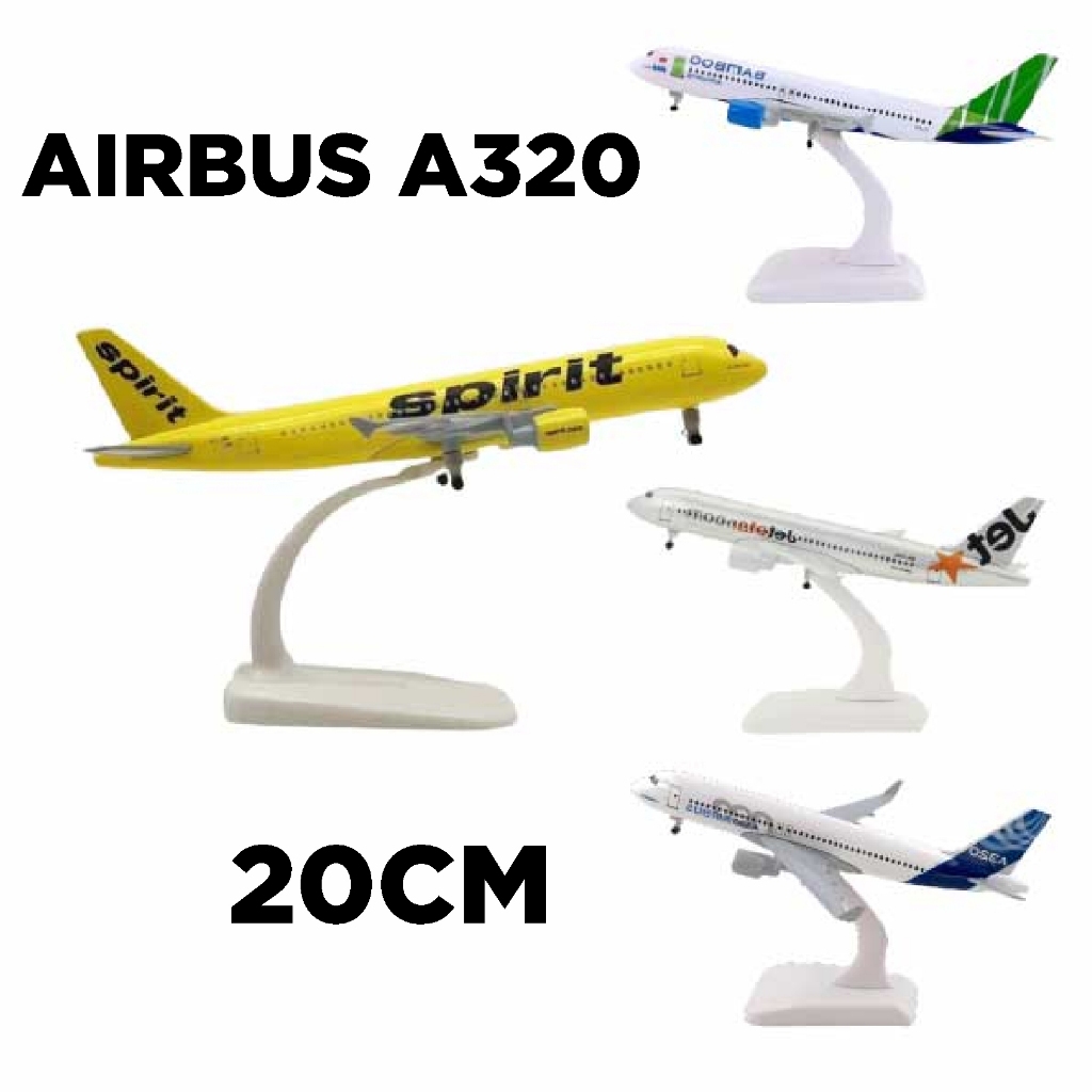 Airbus A320 metal aircraft model with 20cm removable base | Shopee Malaysia